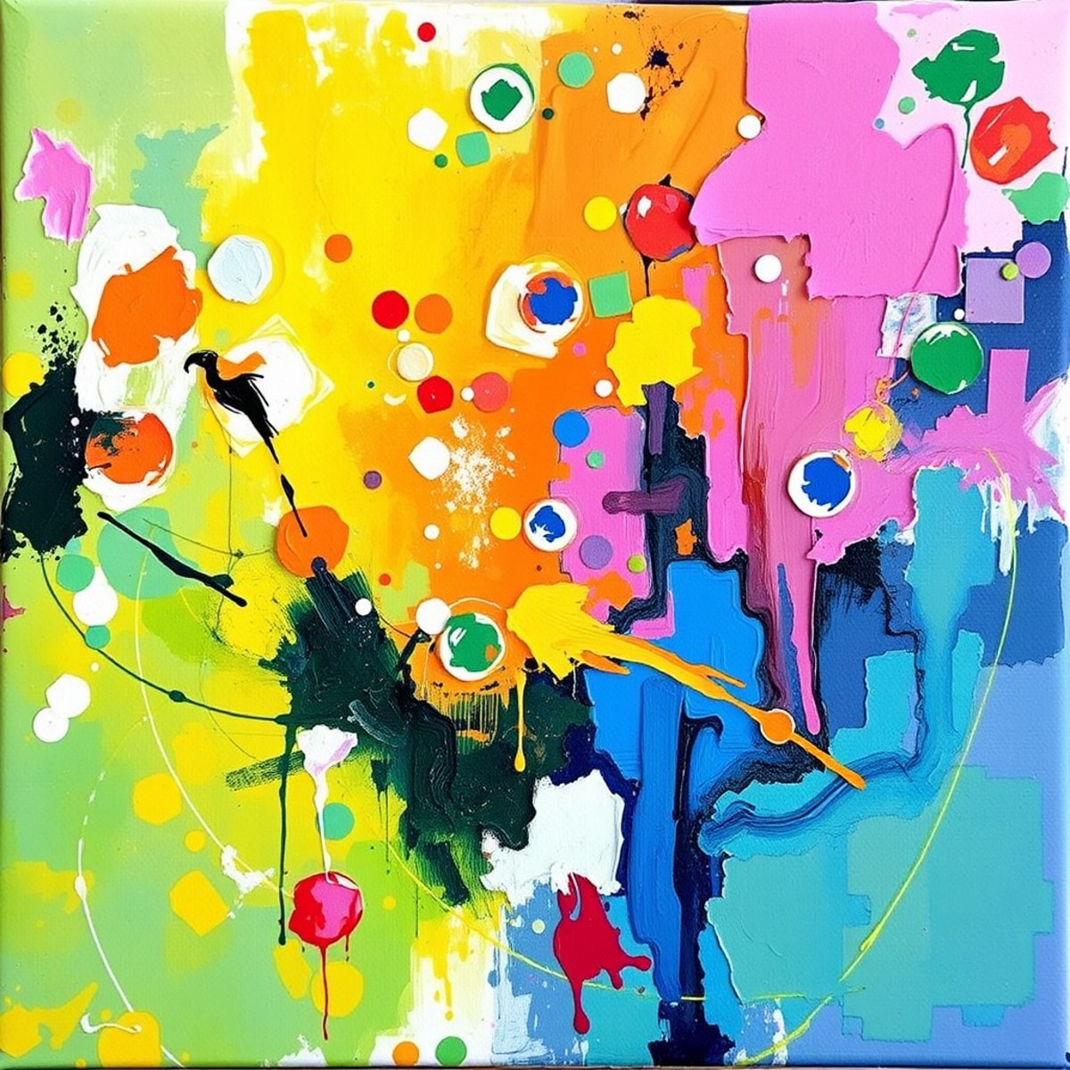 Best 90 Easy Abstract Painting Ideas That Look Totally Awesome | Vondy
