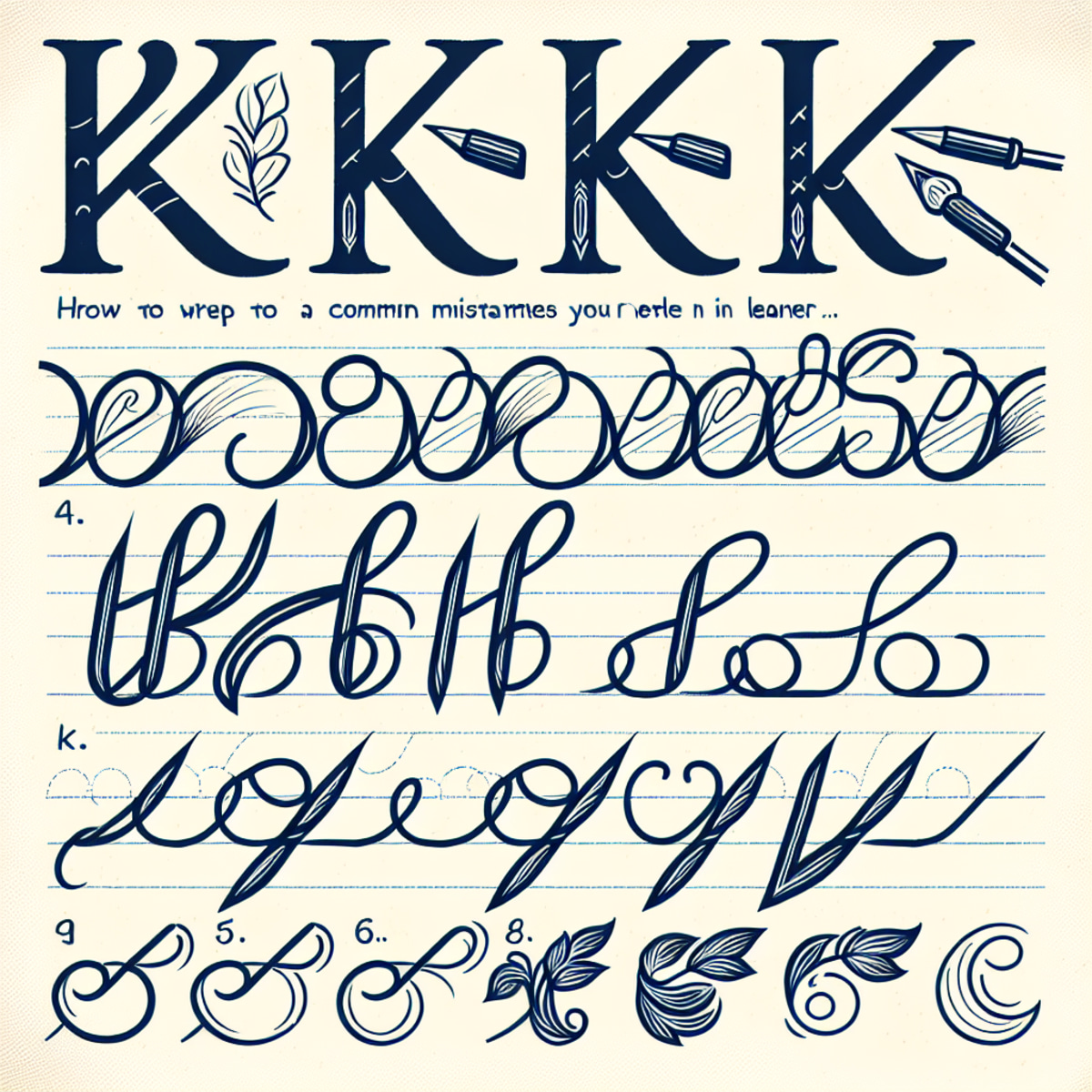 Mastering The Art: Guide On How To Write ‘K’ In Cursive? – FDOMF