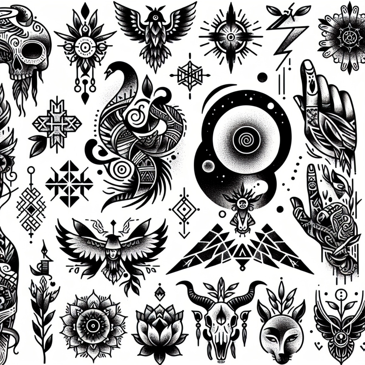 Best Minimalist Compass Tattoo Generator | Vondy