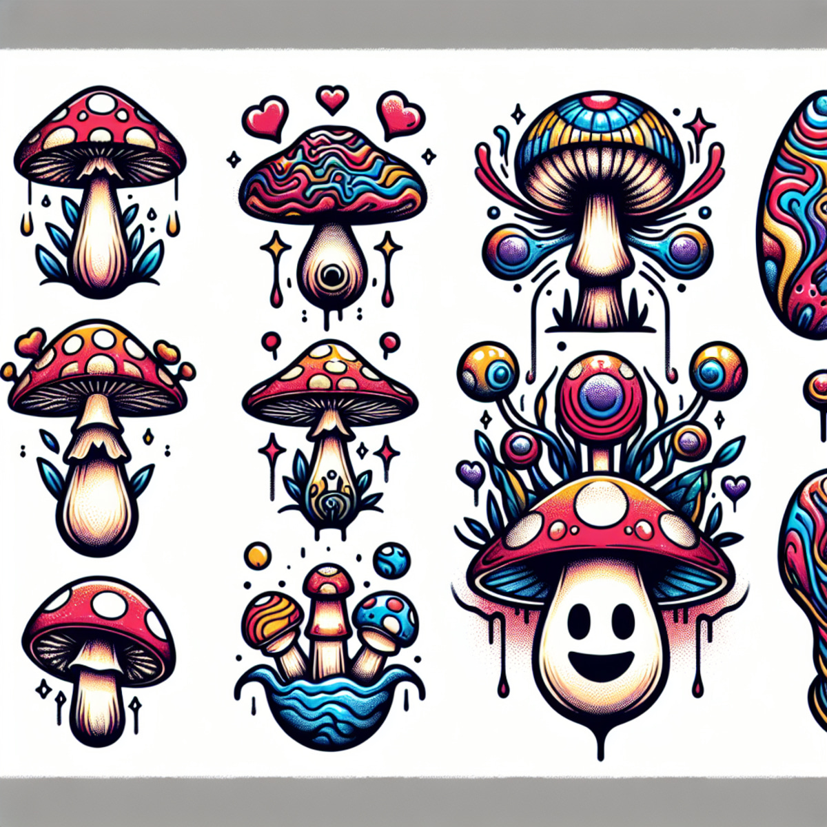 Best Magic Mushroom Tattoo Ideas | Vondy