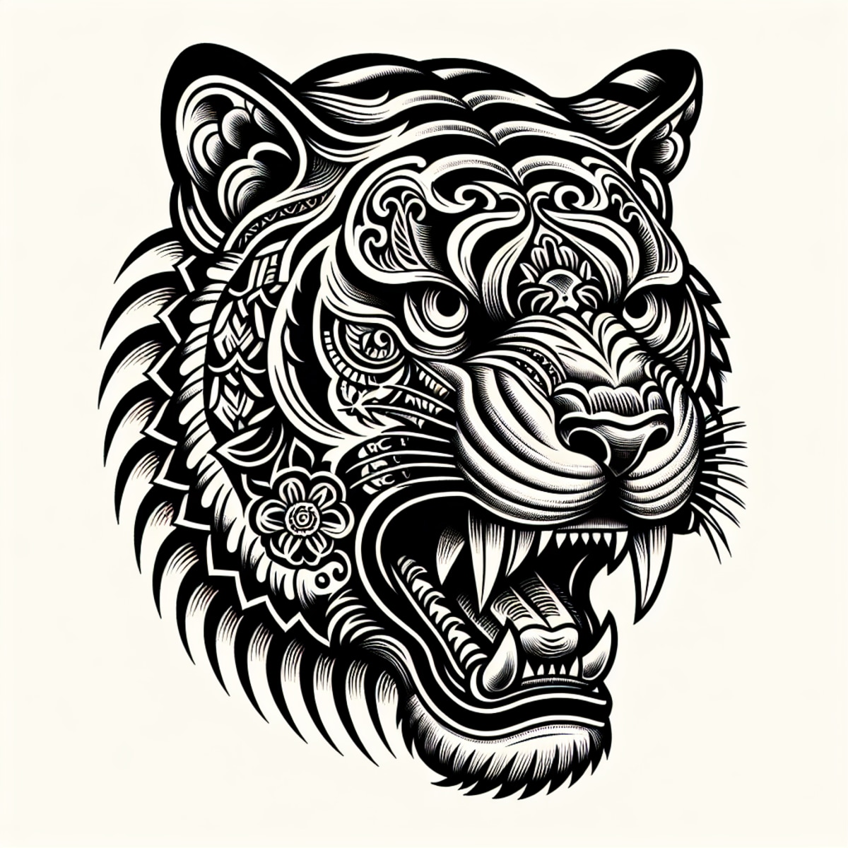 Best Celtic Tiger Tattoo Generator | Vondy