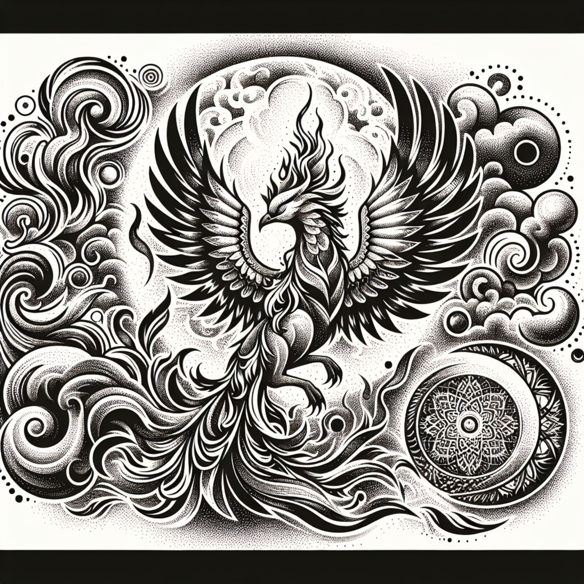 Best New School Phoenix Tattoo Generator | Vondy Best New School Phoenix Tattoo Generator | Vondy
