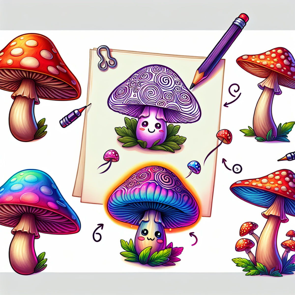 Best Cool Mushroom Tattoo Ideas | Vondy