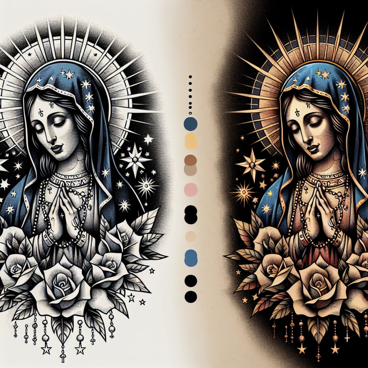 Best Virgin Mary Tattoo Ideas | Vondy