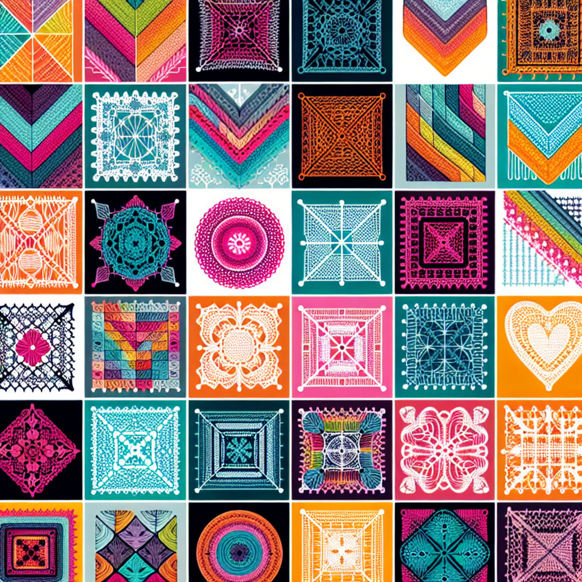 Best Solid Granny Square Pattern Generator | Vondy