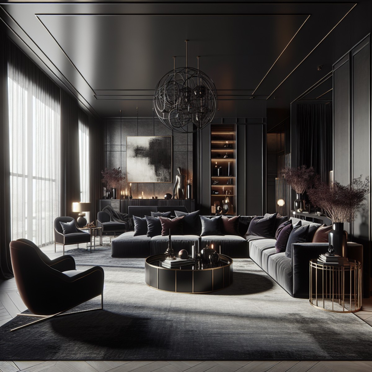 Best Modern Dark Interior Design | Vondy