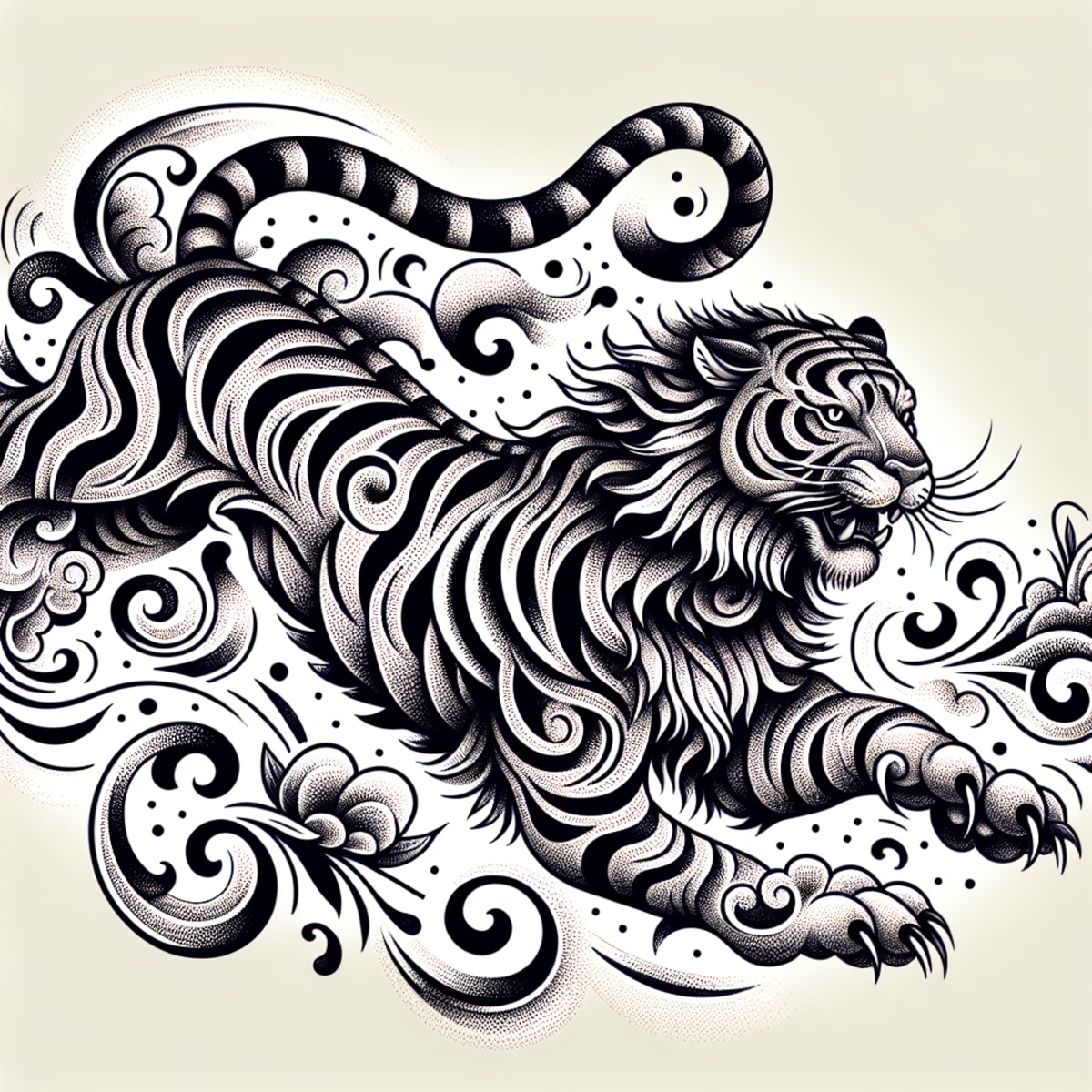 Best Chicano Tiger Tattoo Generator | Vondy