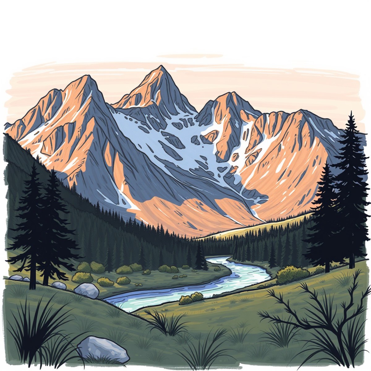 Best Simple Nature Drawing Ideas | Vondy