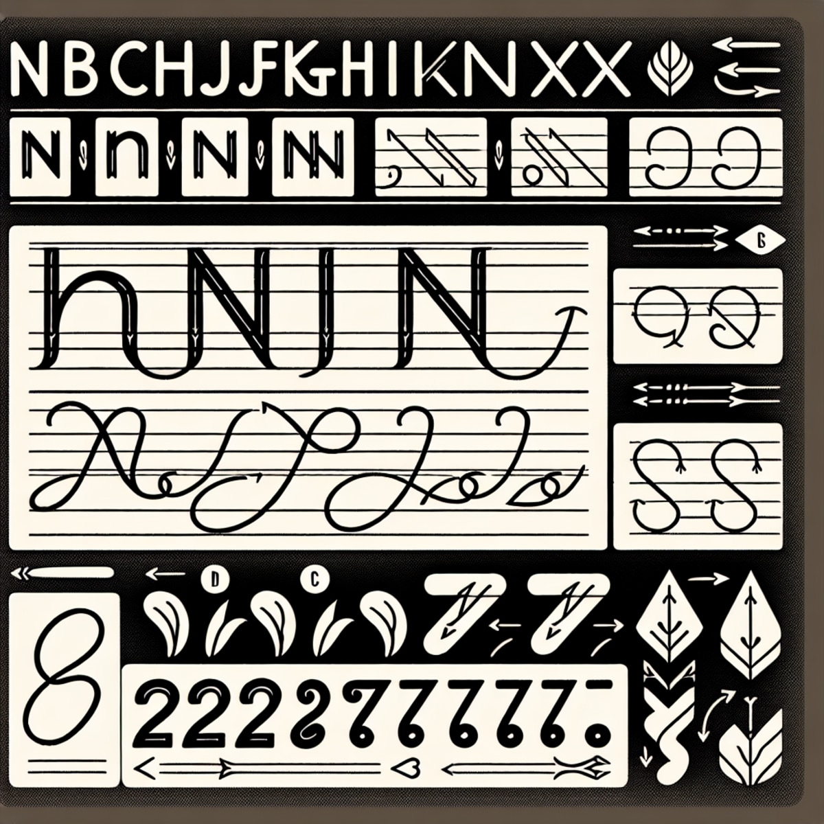 How To Write An N In Cursive | Vondy