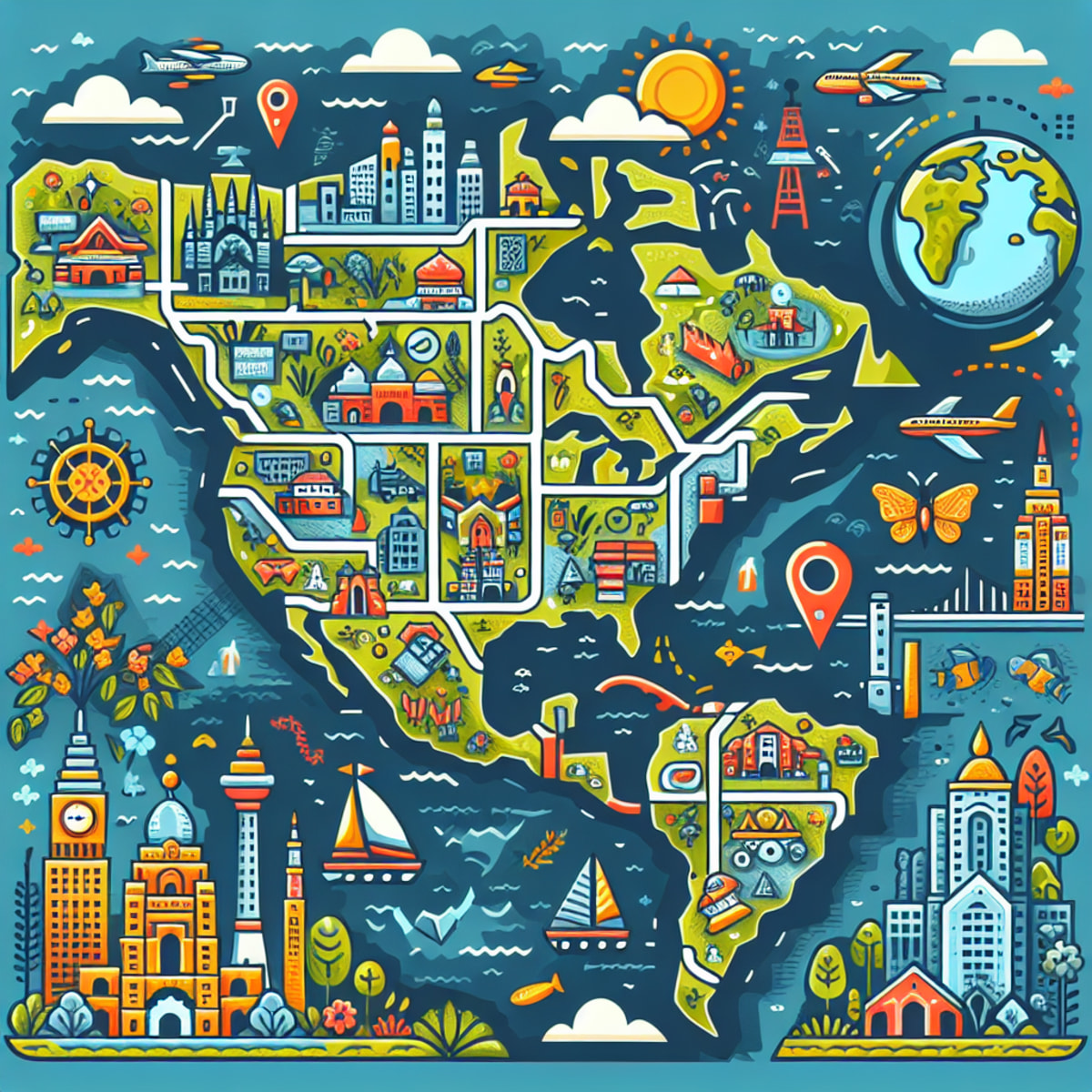 Best National Park Map Illustration Generator | Vondy