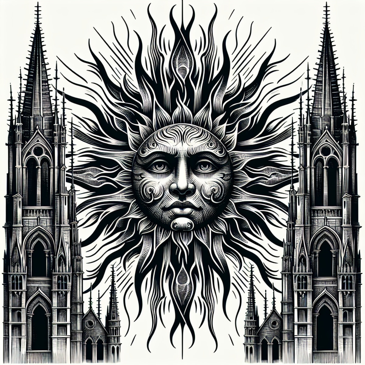 Best American Traditional Moon Tattoo Generator | Vondy