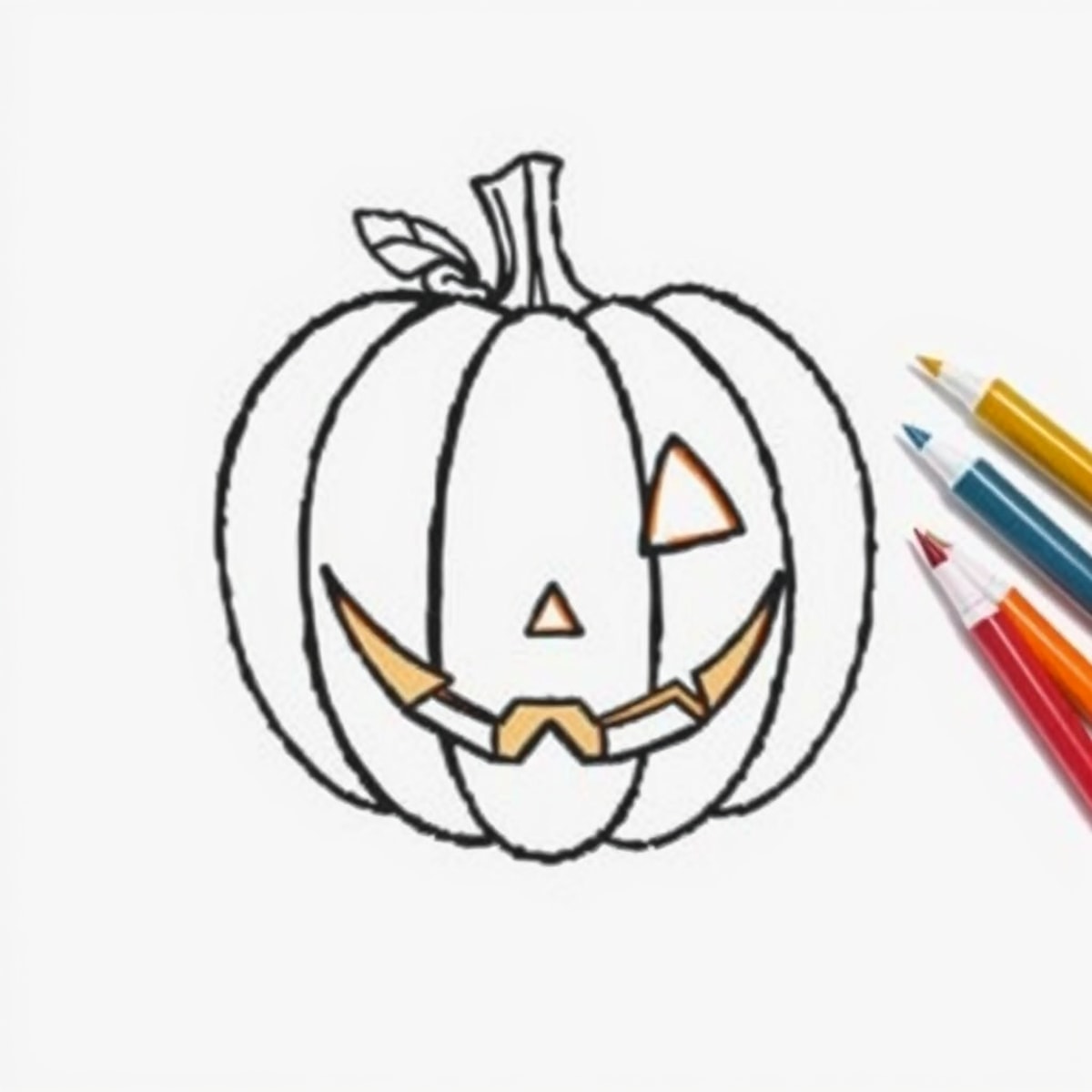 Best Pumpkin Drawing Ideas Easy | Vondy