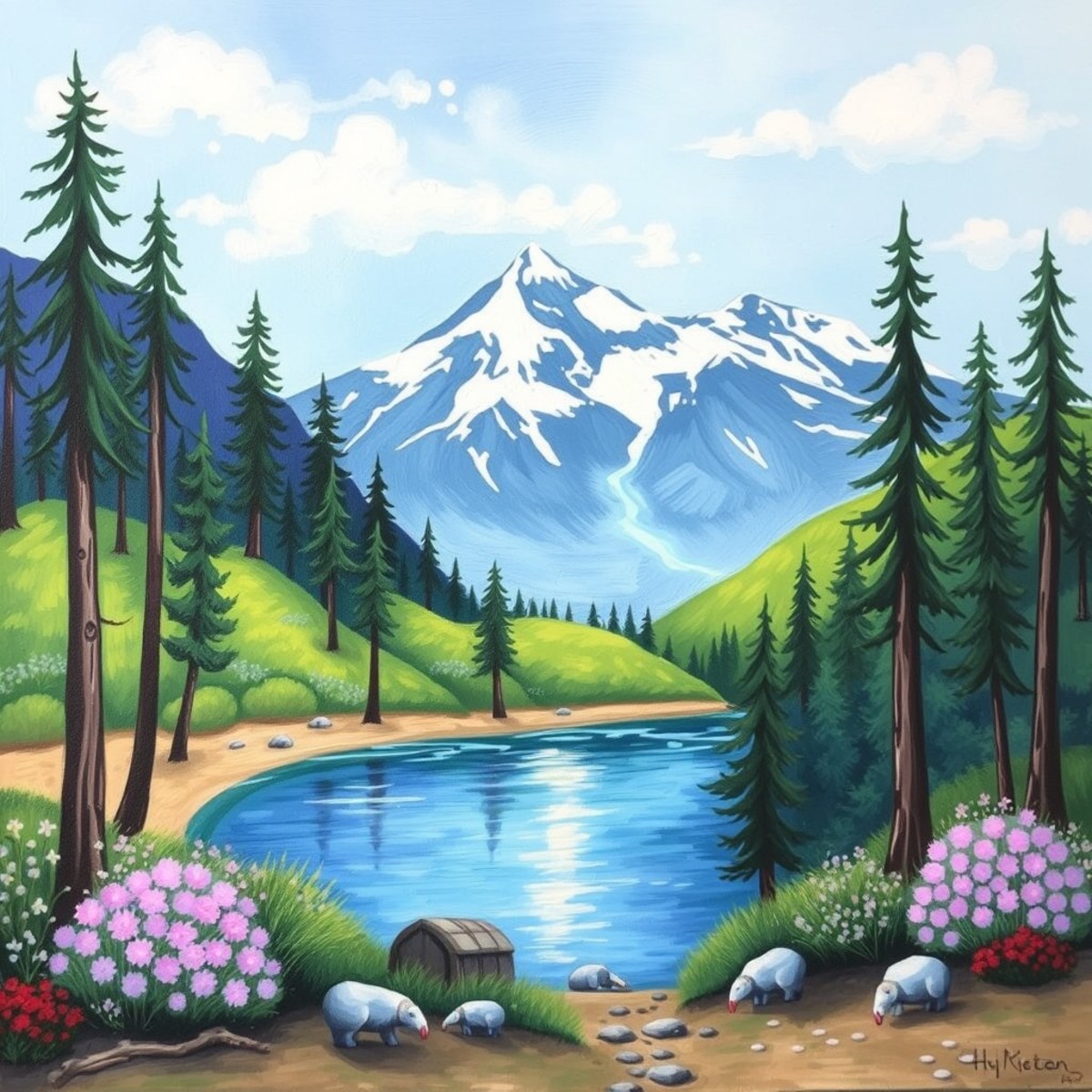 Best Nature Acrylic Painting Ideas | Vondy