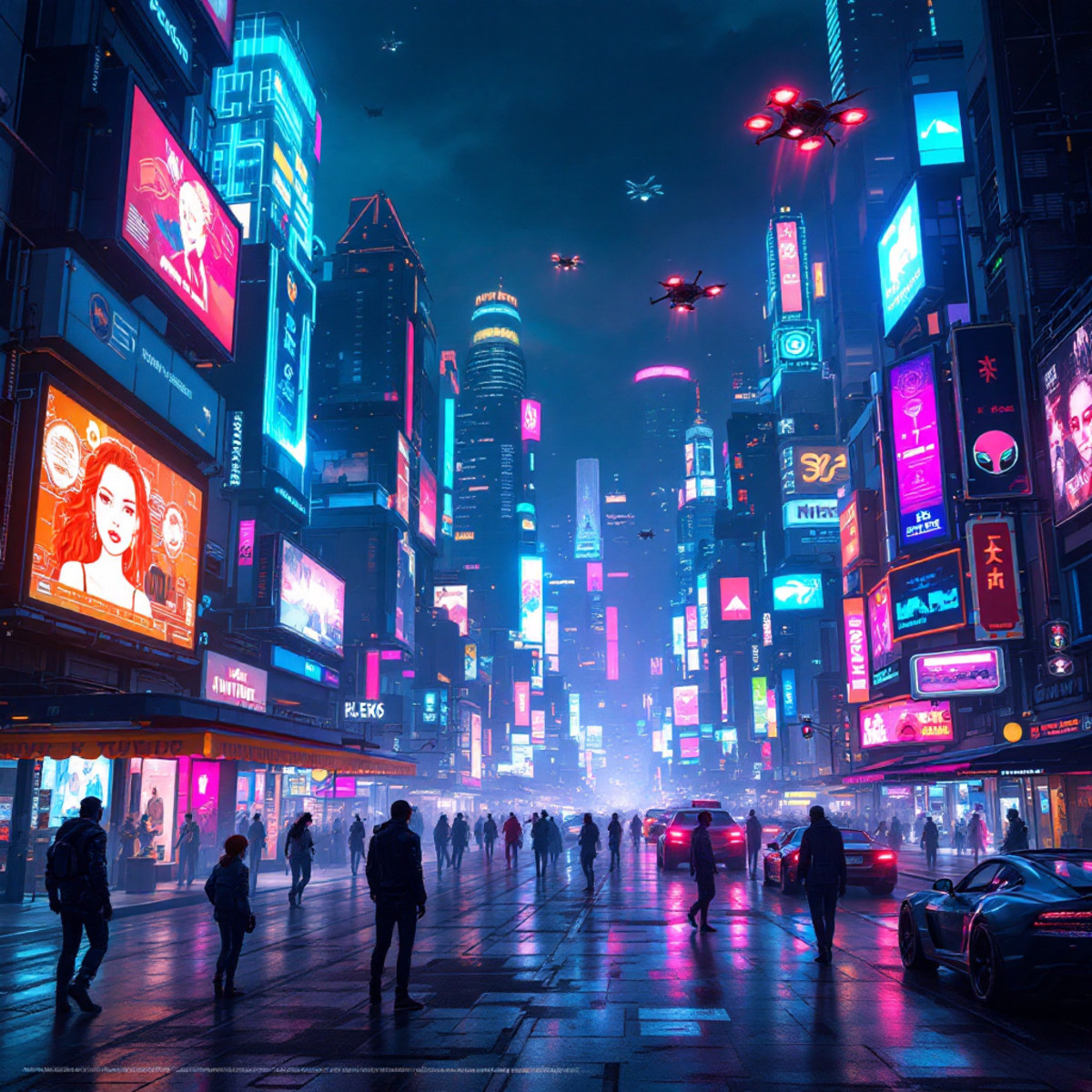 Best Cyberpunk Book Cover Generator | Vondy