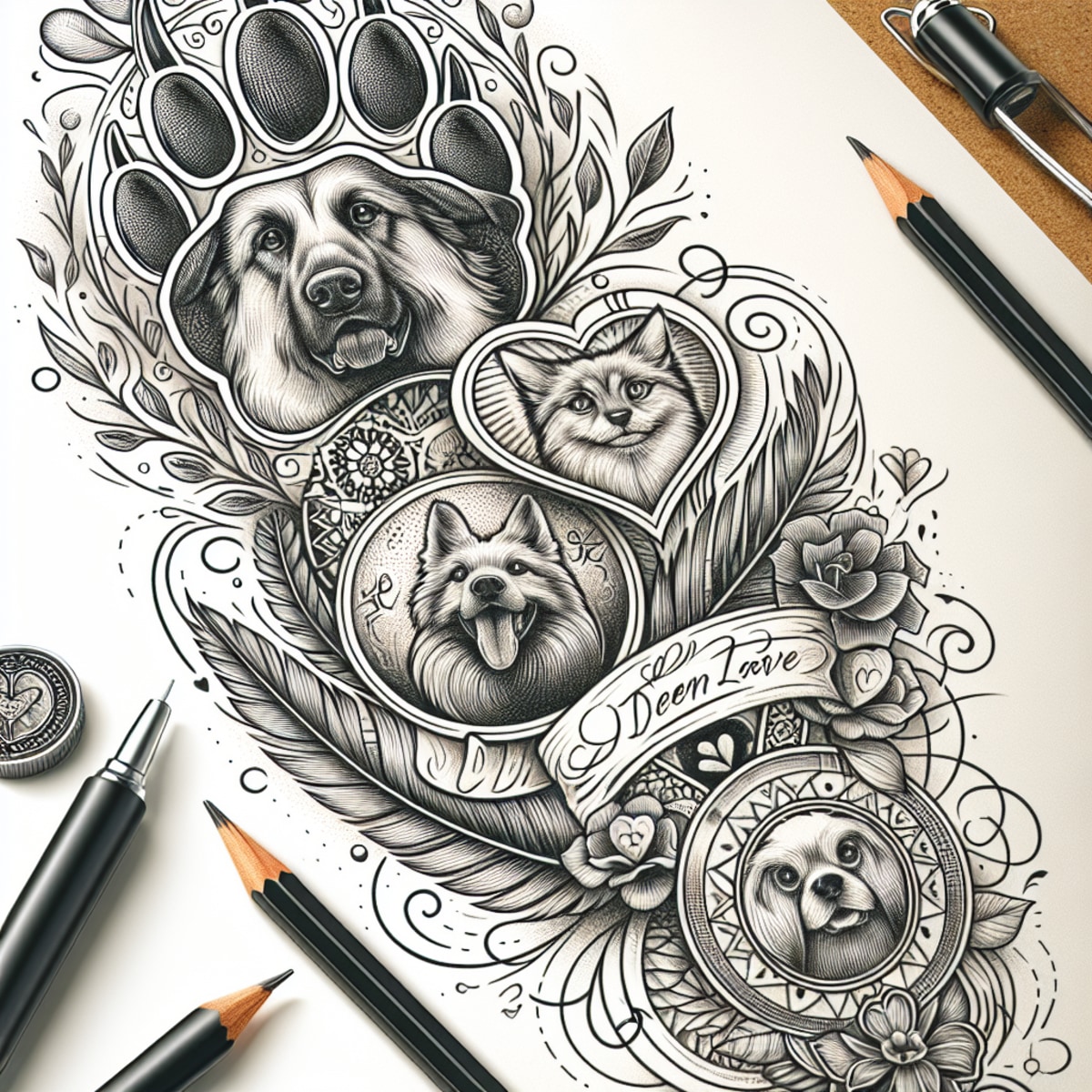 Best Memorial Pet Tattoo Ideas | Vondy