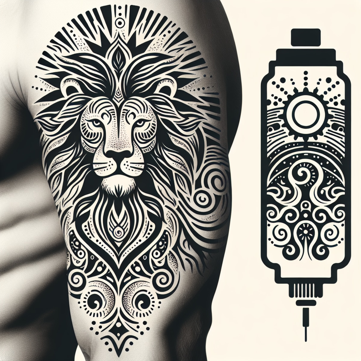 Best Tribal Fusion Forearm Tattoo Generator | Vondy