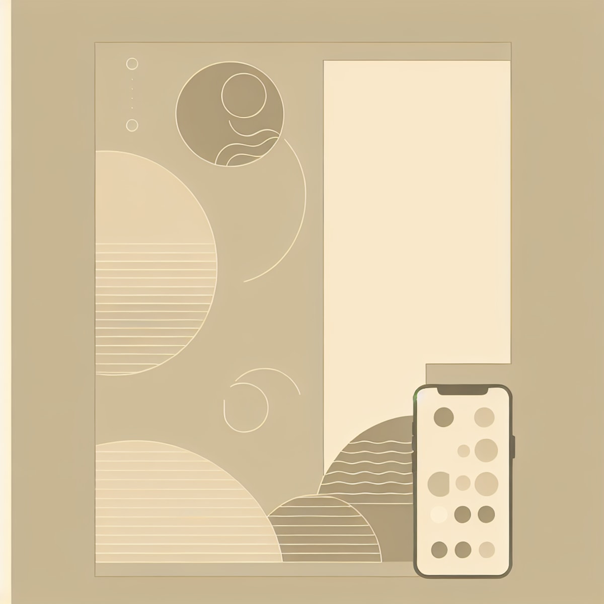 Best Neutral Minimalism Beige Aesthetic Wallpaper Generator | Vondy