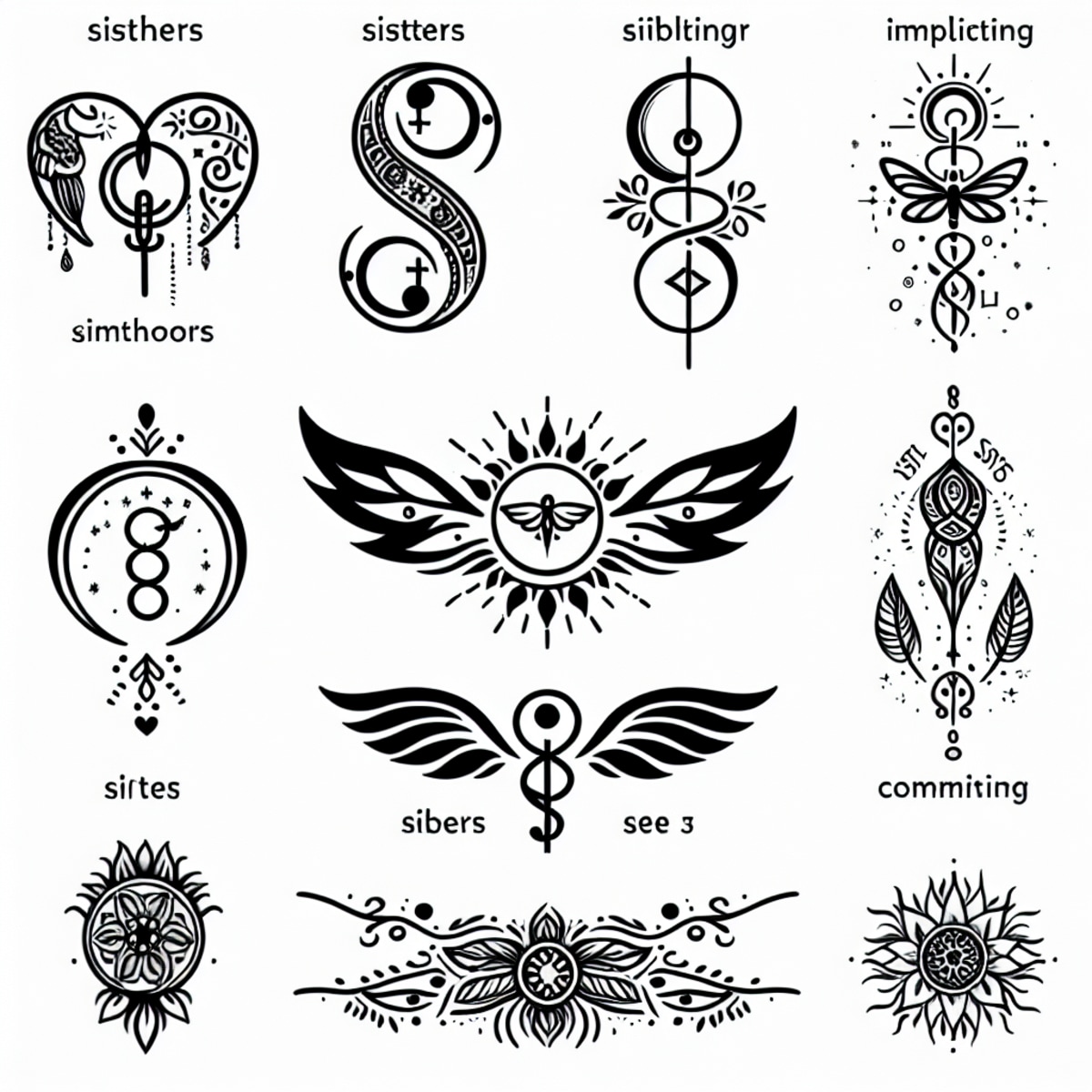 Best Sister Symbol Tattoo Ideas | Vondy
