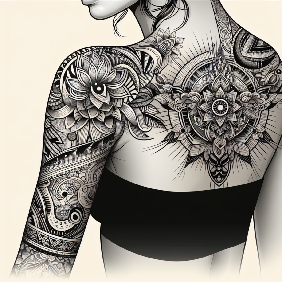 Best 3D Shoulder Tattoo Generator | Vondy