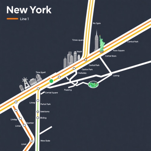 Best Railway Map Illustration Generator | Vondy