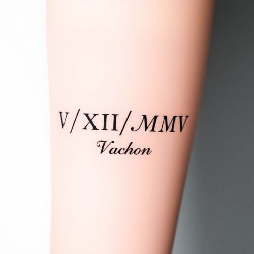 Best Roman Numeral Forearm Tattoo Ideas | Vondy