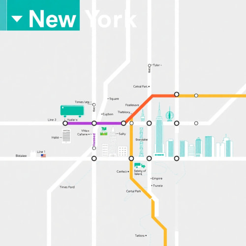 Best Railway Map Illustration Generator | Vondy