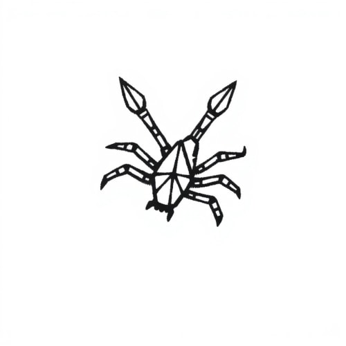 Best Geometric Scorpion Tattoo Generator | Vondy