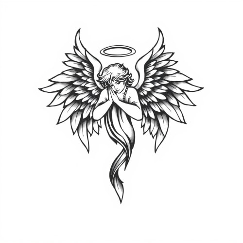 Best American Traditional Angel Tattoo Generator | Vondy