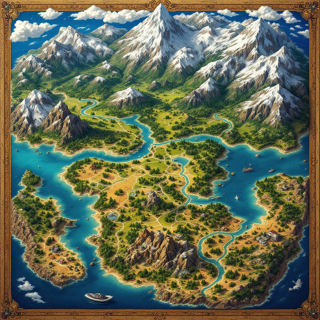 Best Fantasy Map Illustration Generator | Vondy