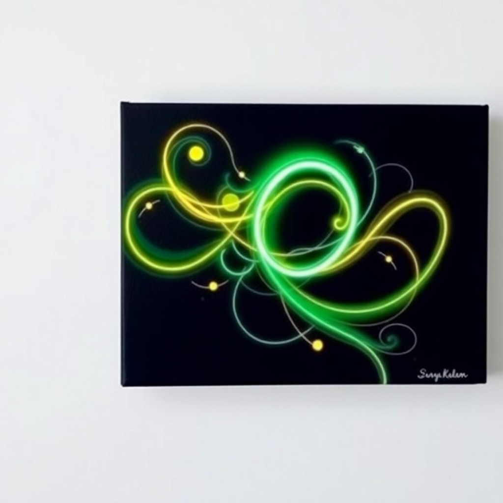 Best Neon Painting Ideas On Black Canvas | Vondy