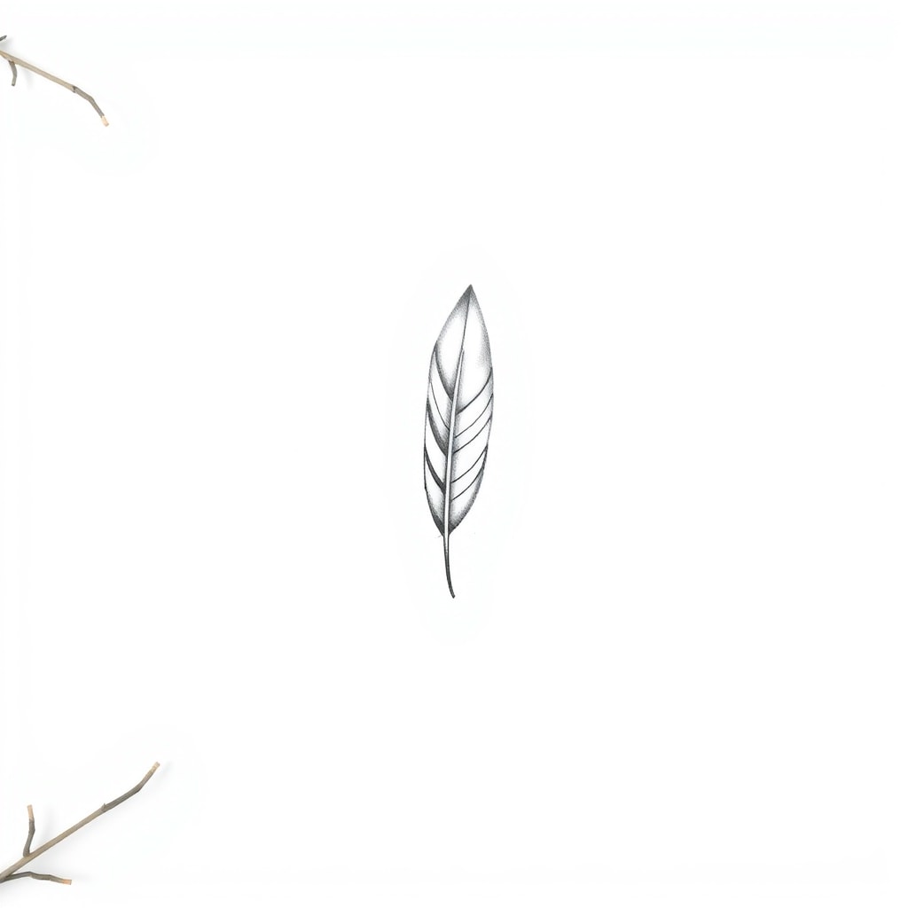 Best White Ink Feather Tattoo Generator | Vondy