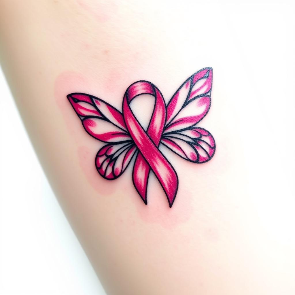 Best Cancer Ribbon Tattoo Ideas | Vondy