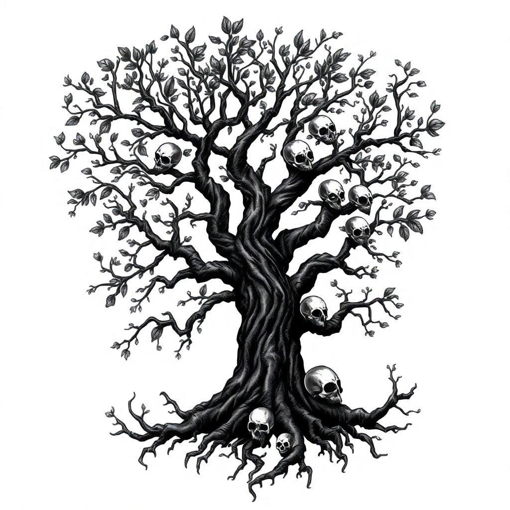 Best Gothic Tree Tattoo Generator | Vondy