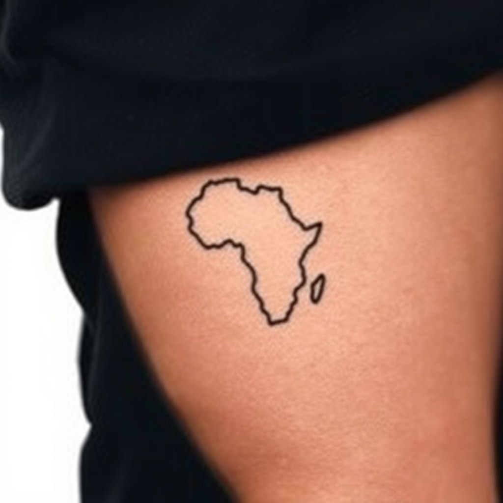 Best Africa Continent Tattoo Ideas | Vondy
