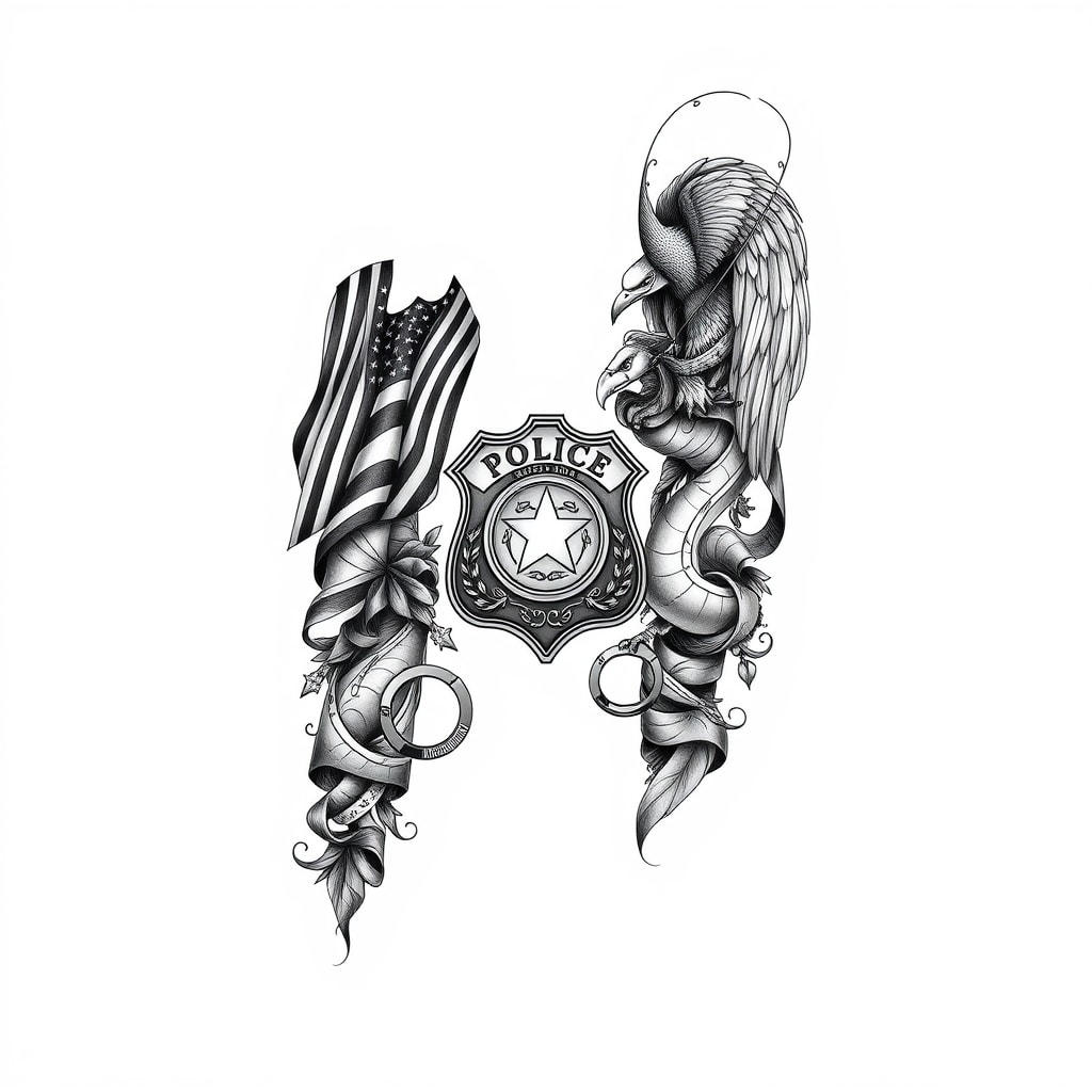 Best Sleeve Correctional Officer Tattoo Ideas | Vondy