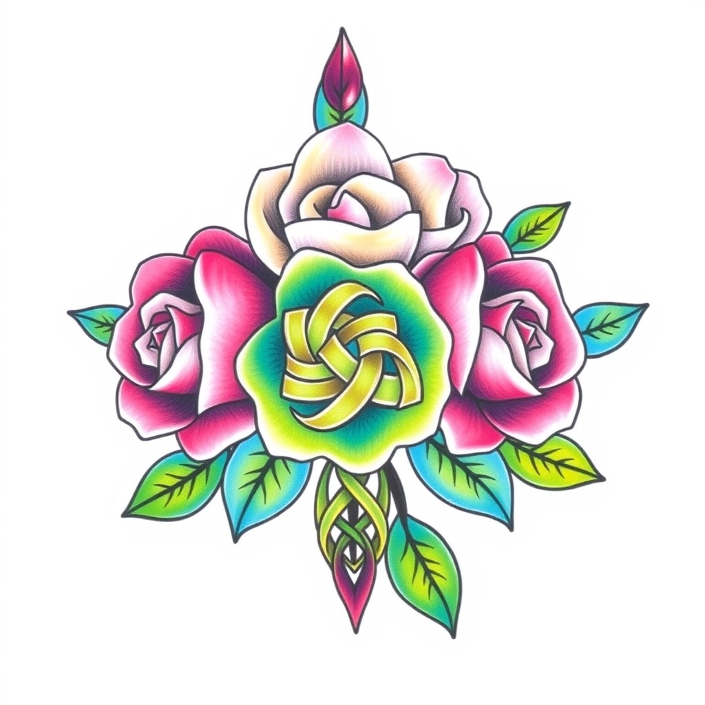 Best Celtic Flower Tattoo Generator | Vondy