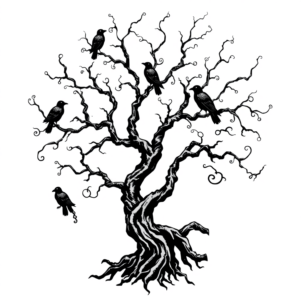 Best Gothic Tree Tattoo Generator | Vondy