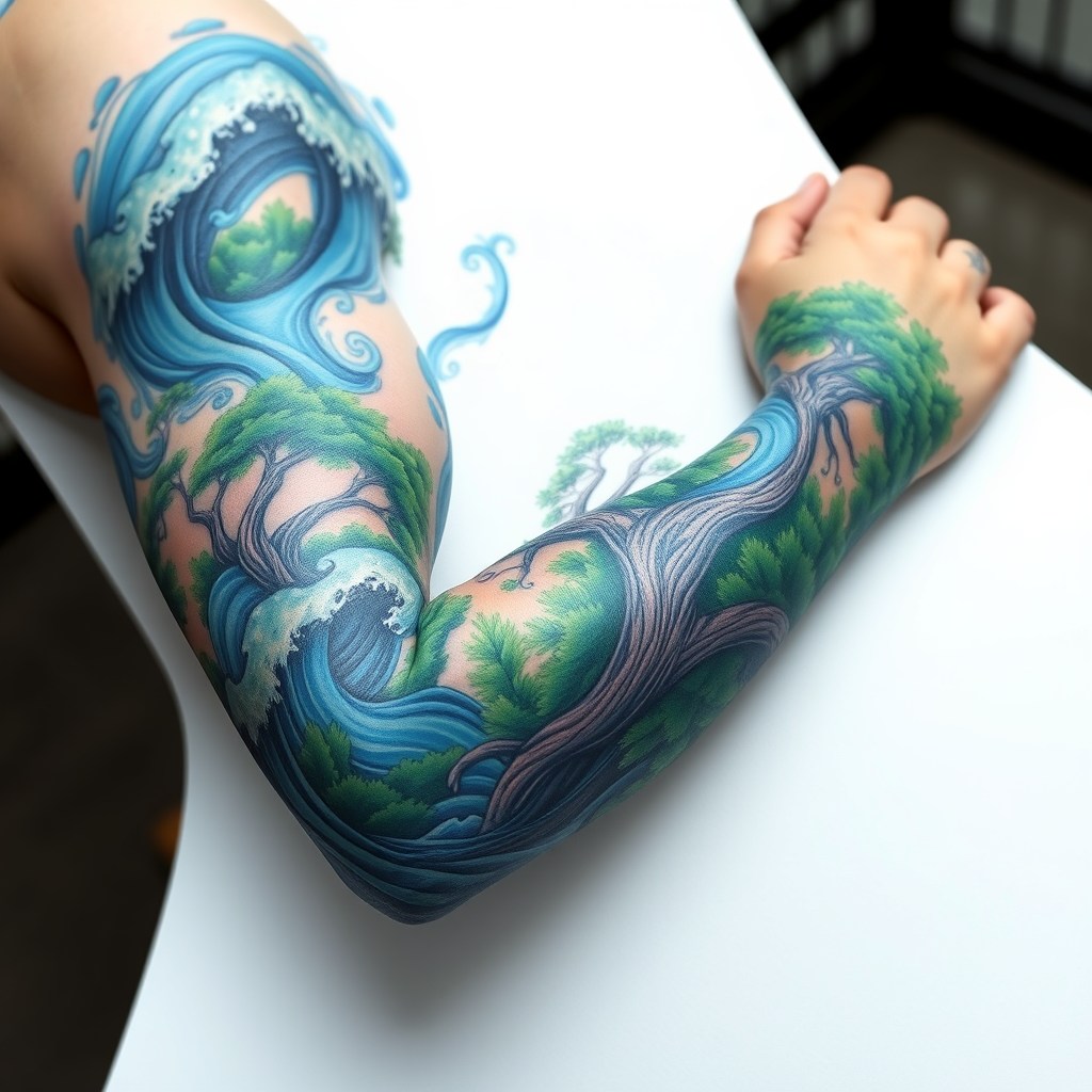 Best Mens Colorful Sleeve Tattoo Ideas | Vondy