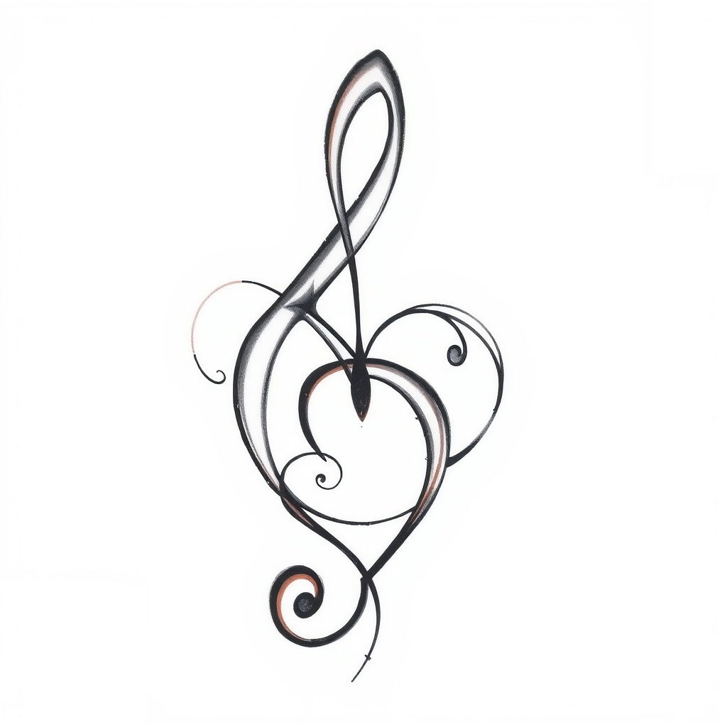 Best Treble Clef Tattoo Ideas | Vondy