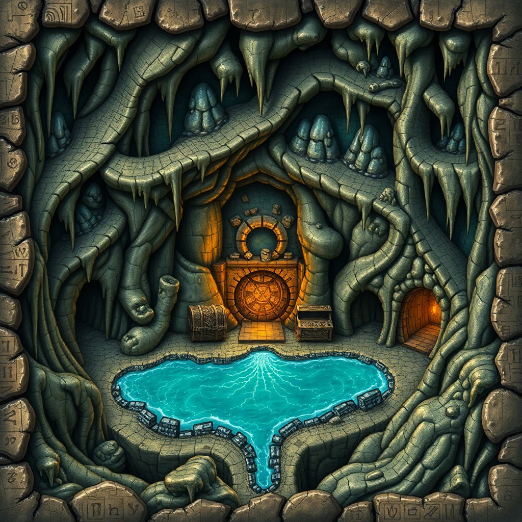 Best Cave Map Illustration Generator | Vondy