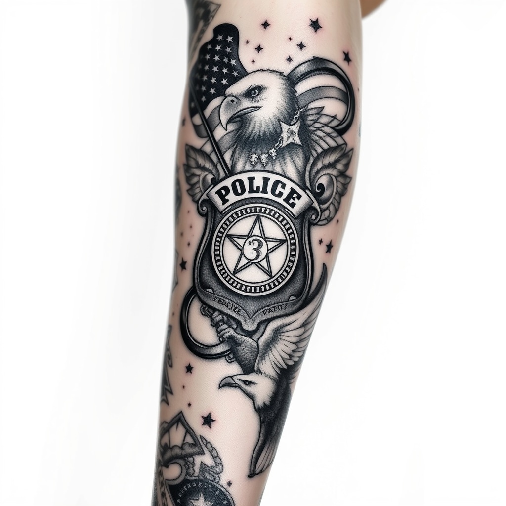 Best Sleeve Correctional Officer Tattoo Ideas | Vondy