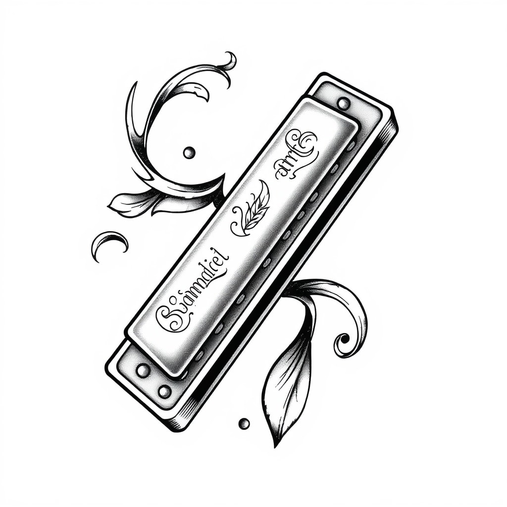 Best Harmonica Tattoo Ideas | Vondy