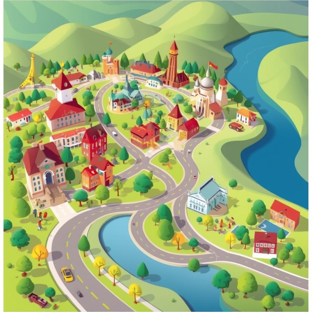 Best Cartoon Map Generator | Vondy