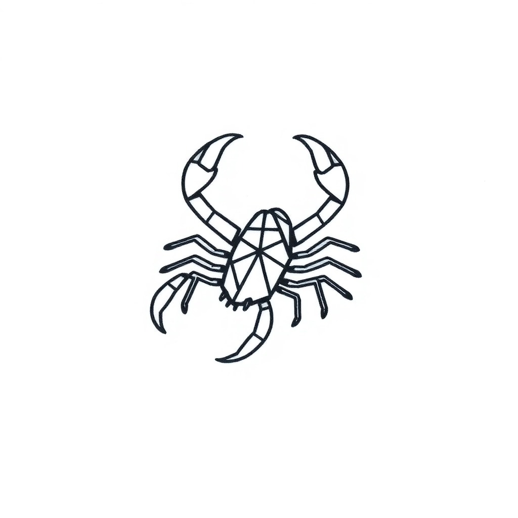 Best Geometric Scorpion Tattoo Generator | Vondy