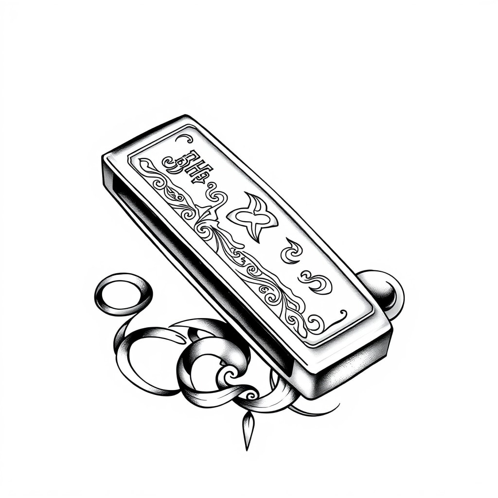 Best Harmonica Tattoo Ideas | Vondy
