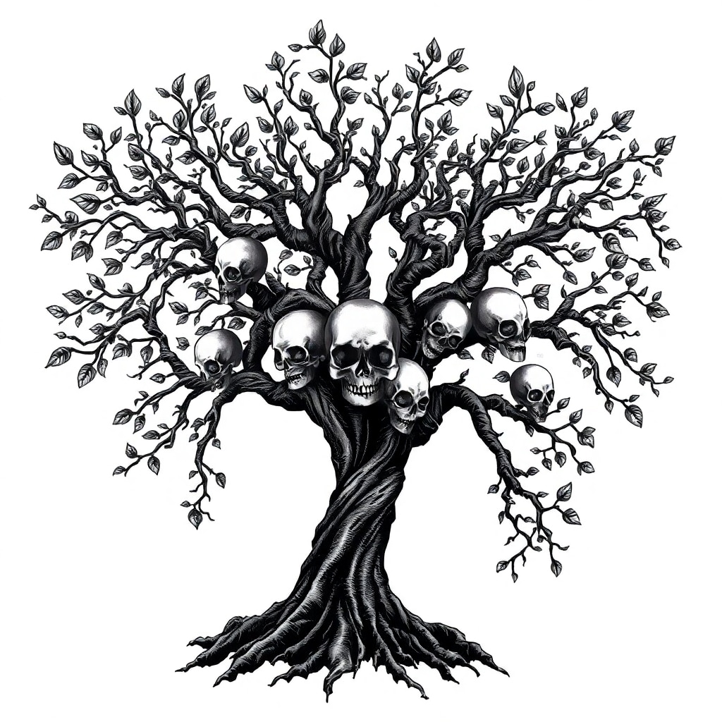 Best Gothic Tree Tattoo Generator | Vondy