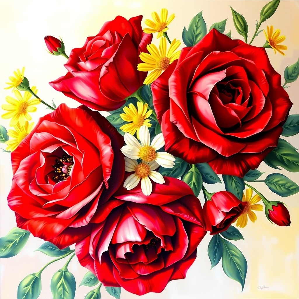 Best Flower Canvas Painting Ideas | Vondy