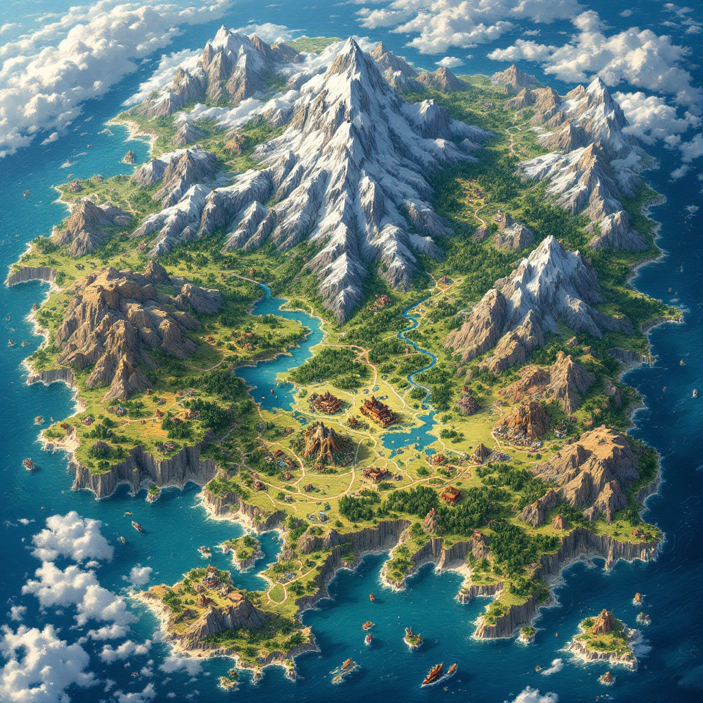 Best Fantasy Map Illustration Generator | Vondy