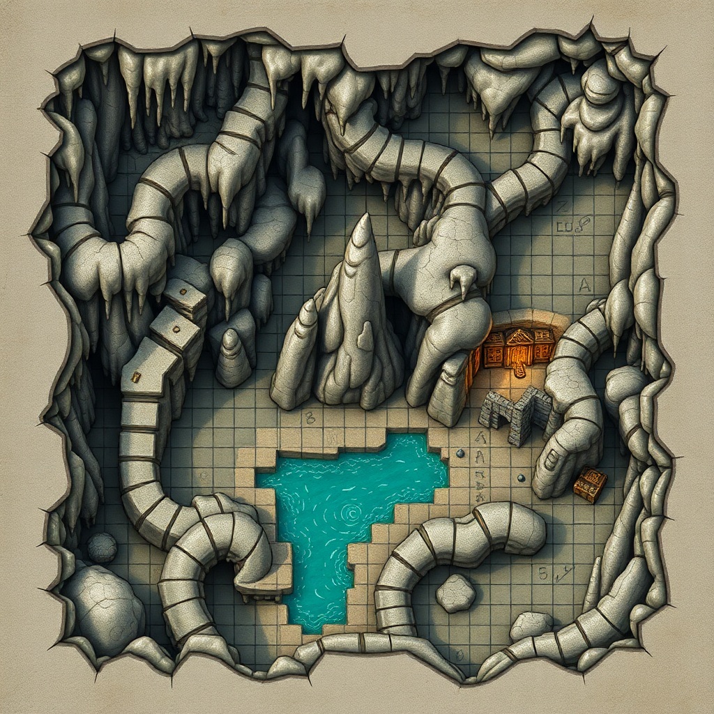 Best Cave Map Illustration Generator | Vondy