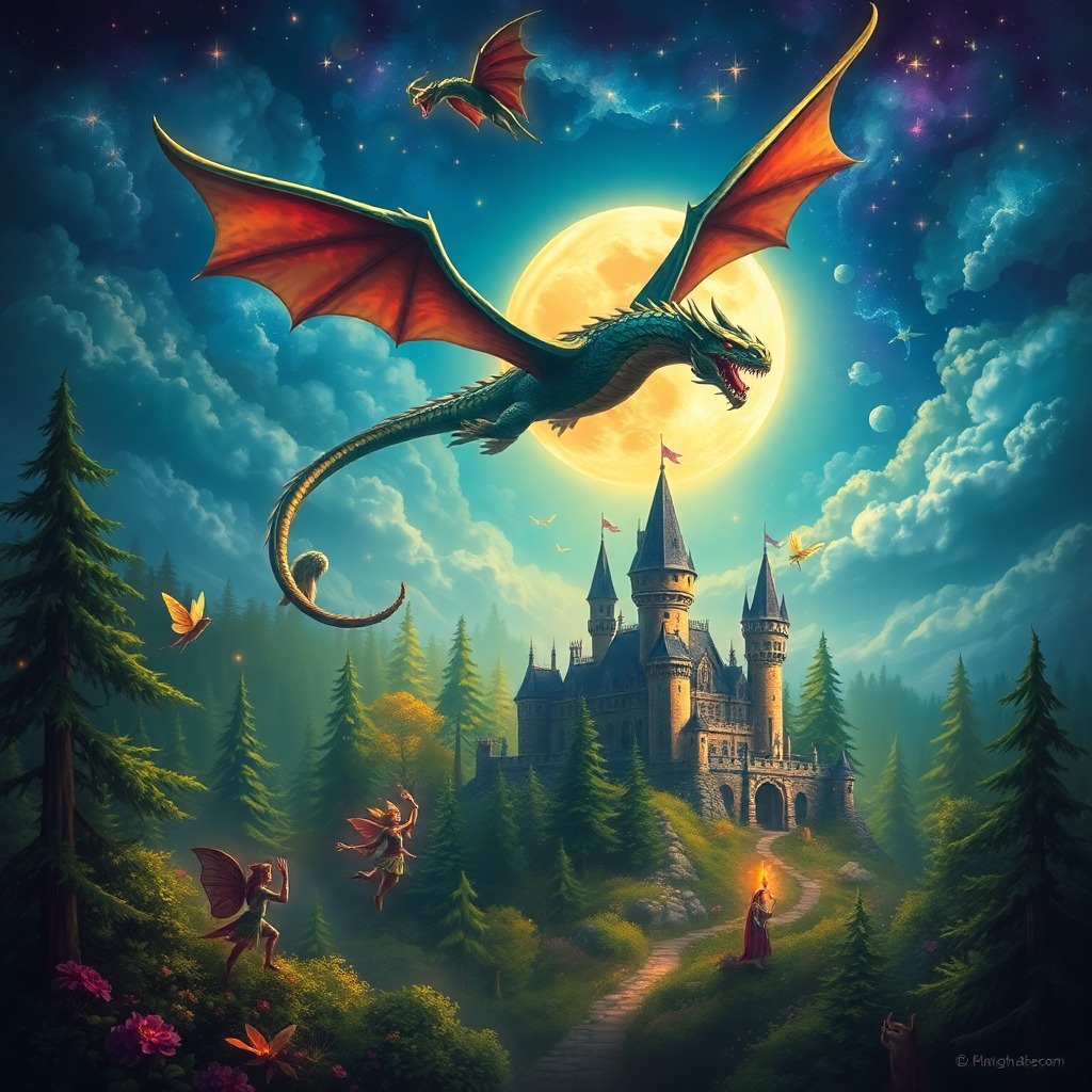 Best Beautiful Digital Fantasy Art Generator | Vondy